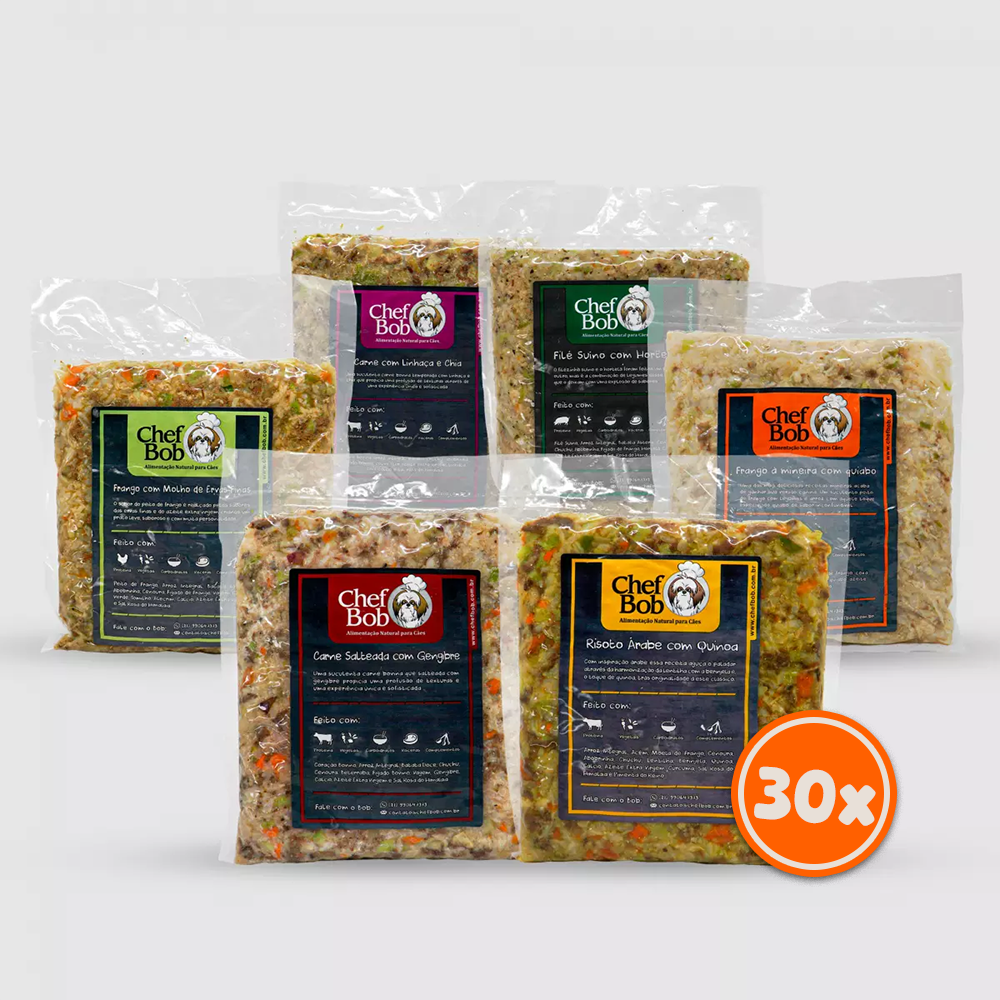 Pacote Mensal - Linha padrão – Chef Bob